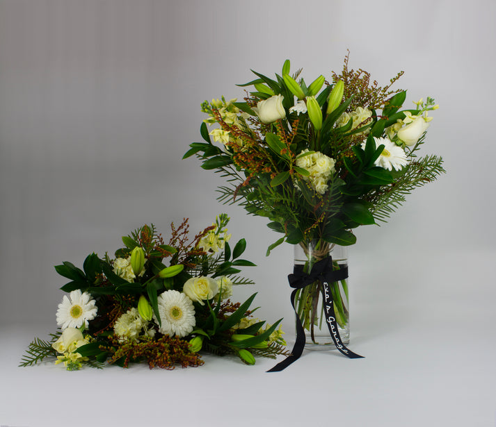 Neutral Flower Bouquet – Same Day Delivery in Wellington | Eva's Garage ...